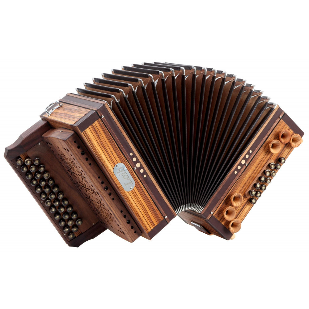 Loib Harmonika 3/II Zebrano G-C-F, X-Bass